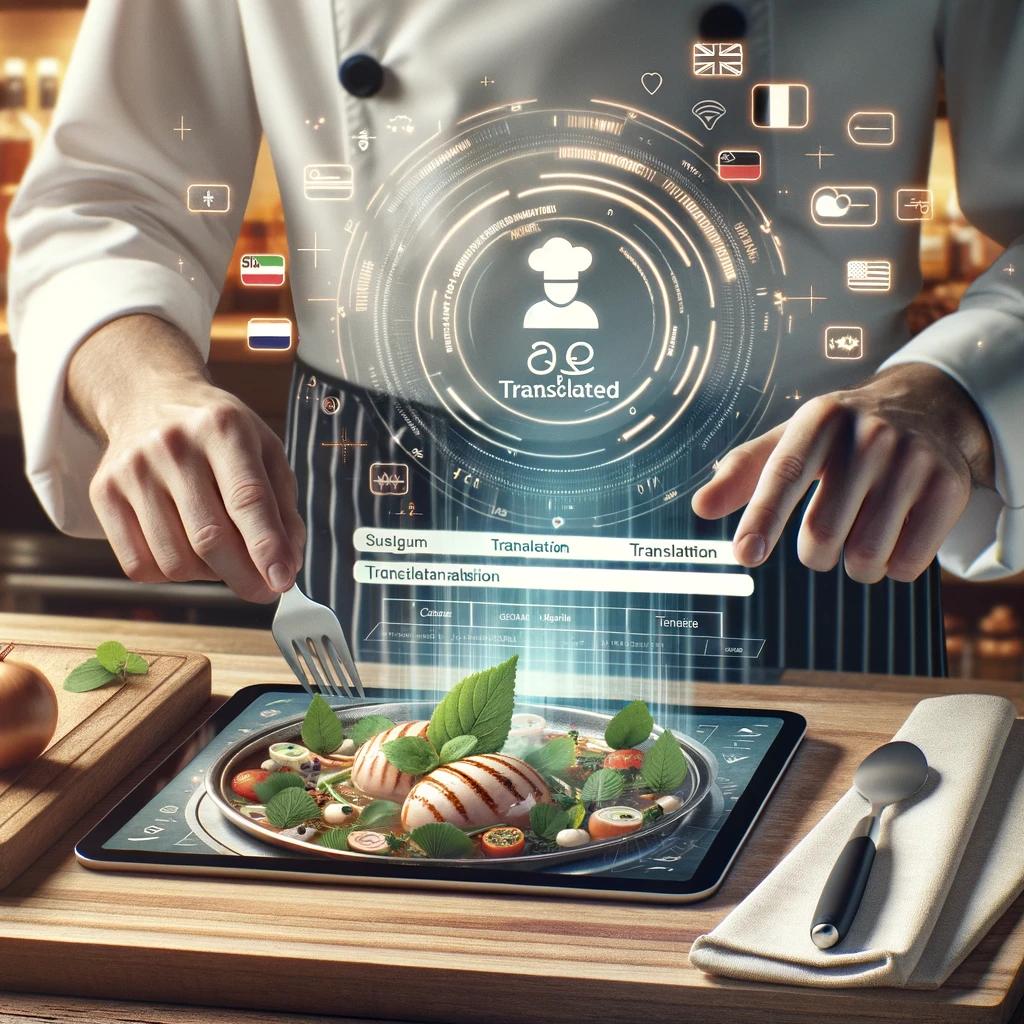 Meniu digital si calculator valori nutritionale asistate de AI