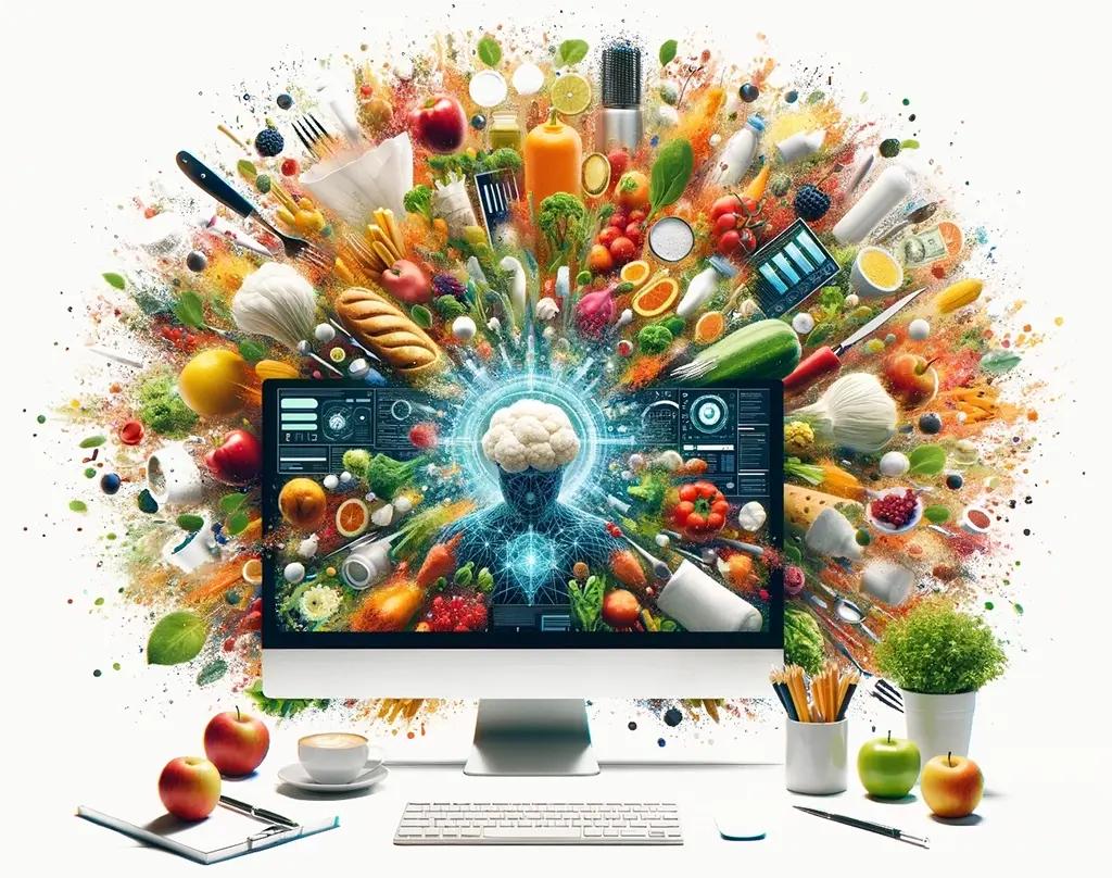 Meniu digital si calculator valori nutritionale asistate de AI